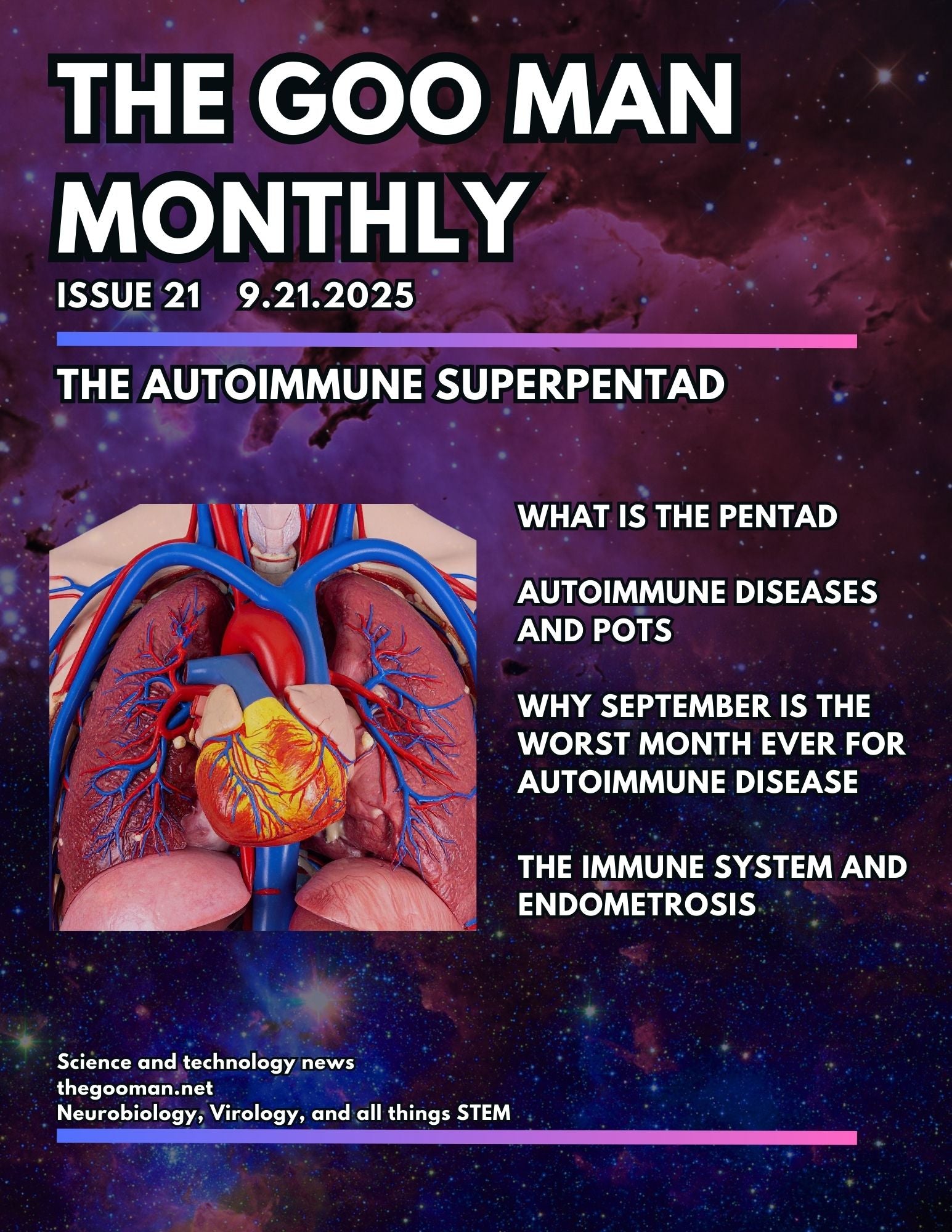 Goo Man Monthly Issue 21: The Super Pentad – The Goo Man
